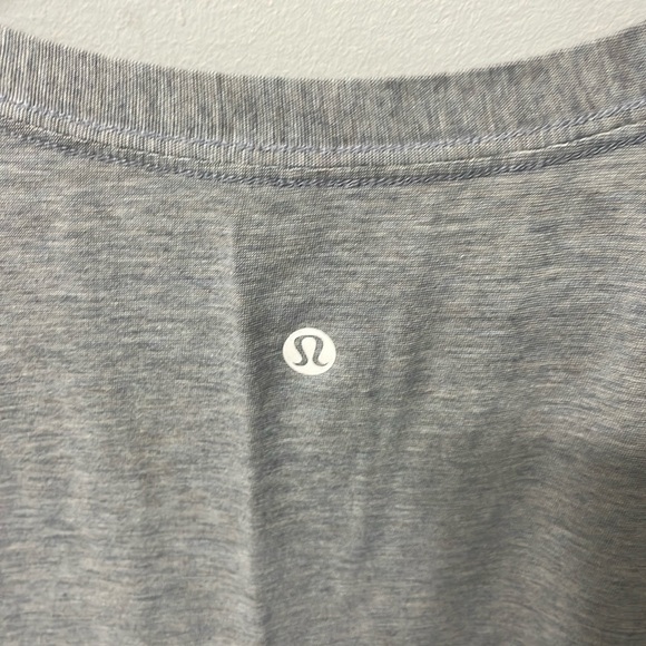 lululemon athletica | Shirts | Grey V Neck T Shirt Lululemon Tag Is Cut ...